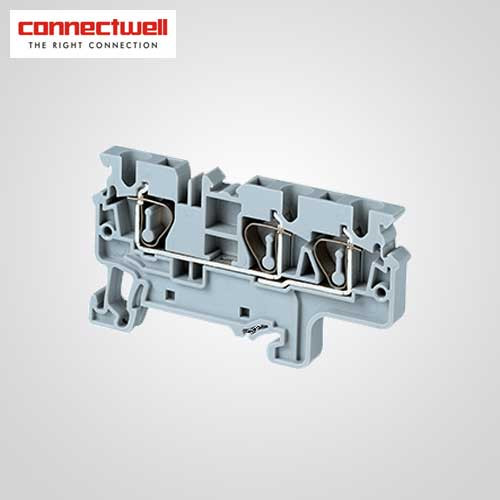 Buy-Connectwell 4 Sq.mm Feed Through Green Compact Terminal Block-CX4 ...